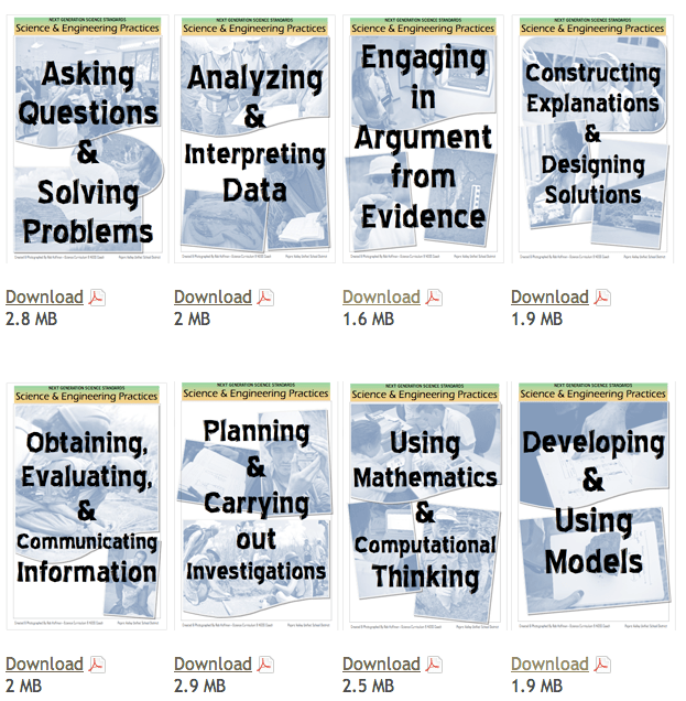 NGSS: Science & Engineering Practices Posters – Science for All