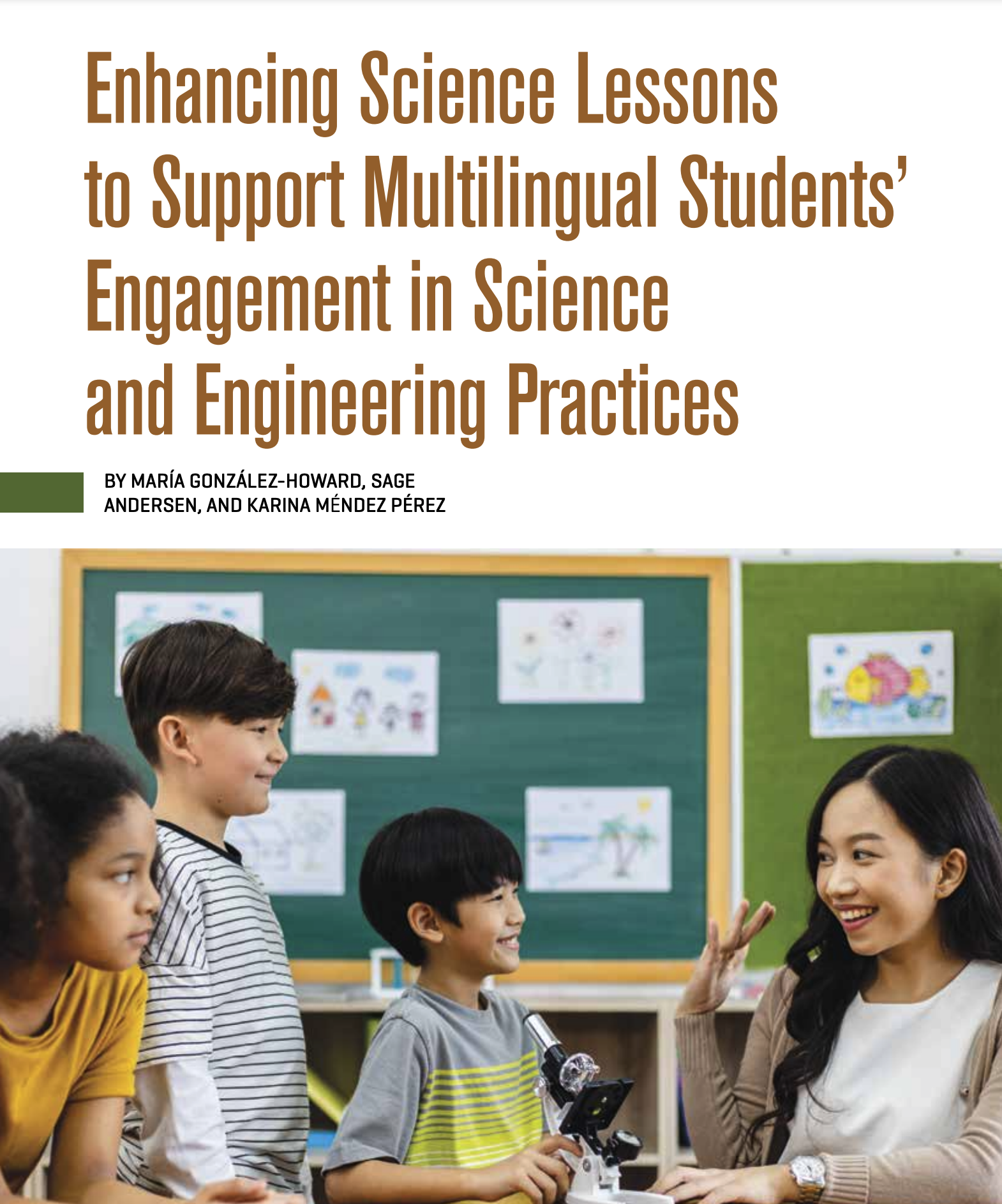 NSTA Article: Enhancing Science Lessons to Support Multilingual ...